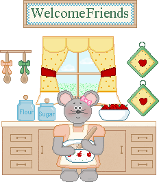 Kitchen Mouse original mouse-drawn cute clip art